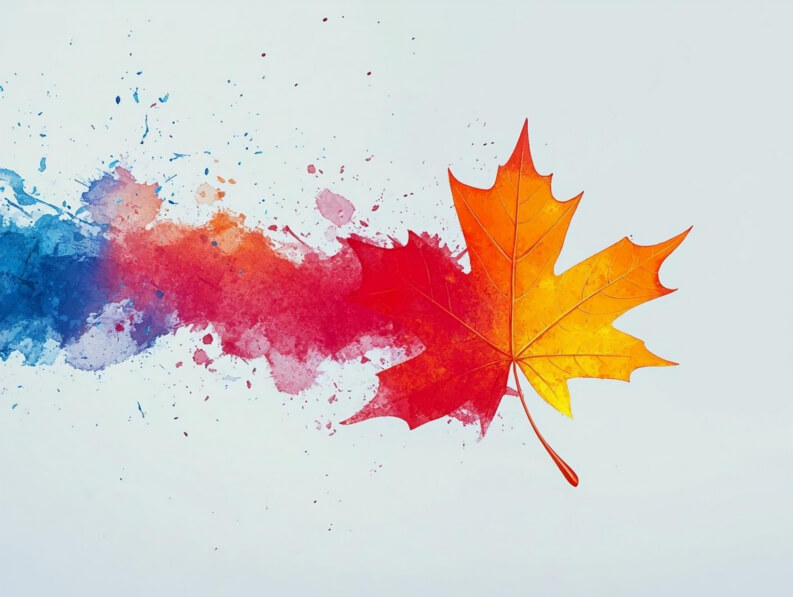 Download Colorful Abstract Maple Leaf Backgrounds Online - Creative Fabrica