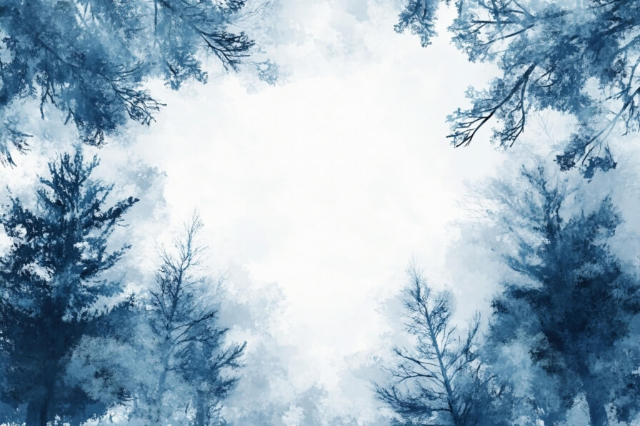 Descarga Bosque de Invierno en Tonos de Azul Fondos En Línea - Creative ...