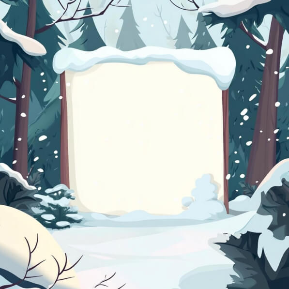 Download Winter Landscape with Snowy Forest Backgrounds Online ...