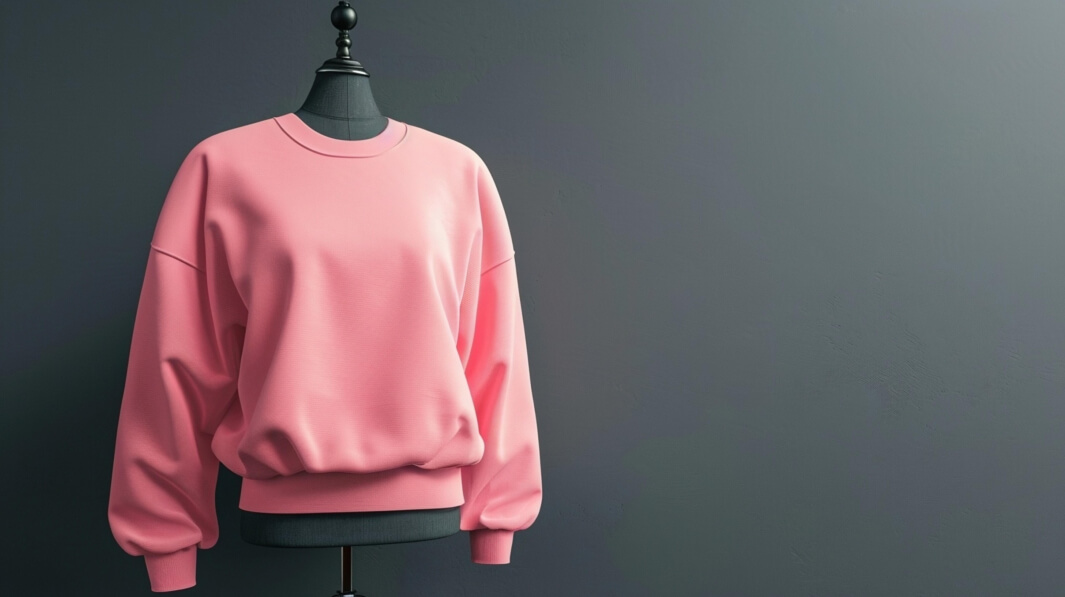 Baixe Suéter Rosa na Manequim Mockups - Creative Fabrica