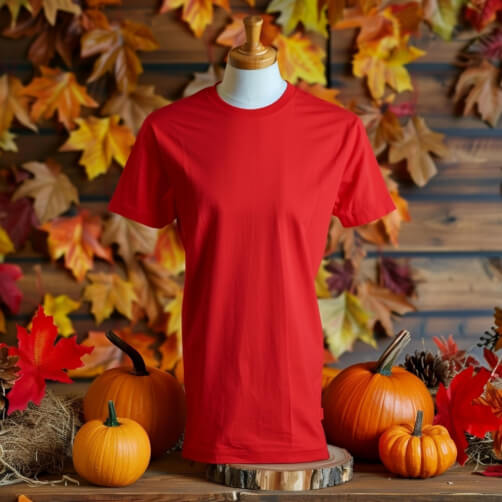 Download Plain Red T-Shirt on a Hanger Mockups Online - Creative Fabrica