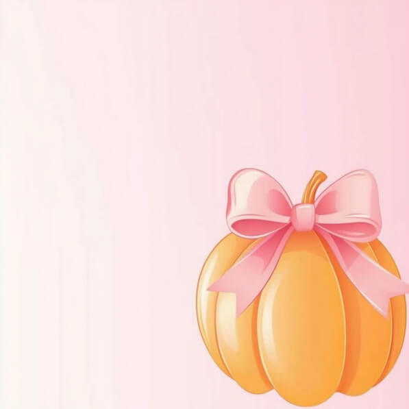 Descarga Calabaza Juguetona con Lazo Rosa Fondos En Línea - Creative ...