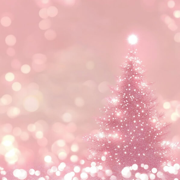 Descarga Árbol de Navidad Rosa con Luces Brillantes Fondos En Línea ...