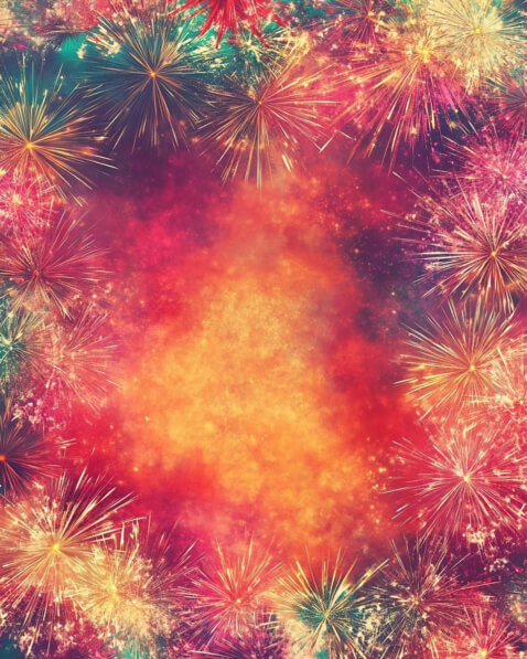 Download Vibrant Fireworks Background Backgrounds Online - Creative Fabrica
