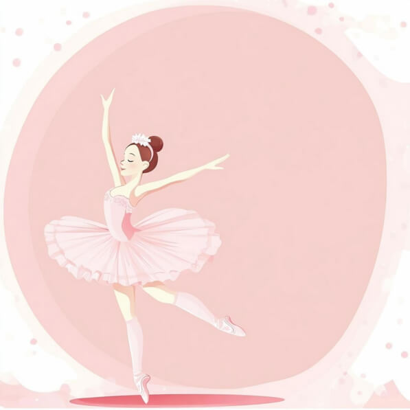 Download Ballet Dancer in Pink Backgrounds Online - Creative Fabrica