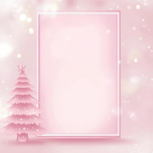 Download Pink Christmas Tree with Festive Background Backgrounds Online ...