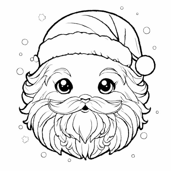 Download Cartoon Santa Claus Coloring Page Coloring pages Online ...