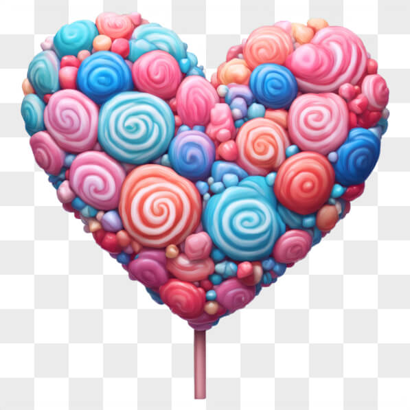 Download Colorful Candy Heart Cartoons Online - Creative Fabrica