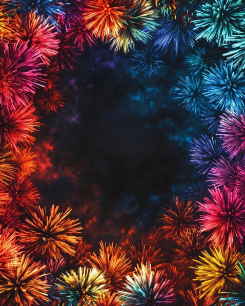 Download Colorful Fireworks Abstract Backgrounds Online - Creative Fabrica