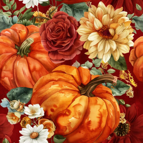 Download Colorful Floral Seamless Pattern with Roses, Carnations ...
