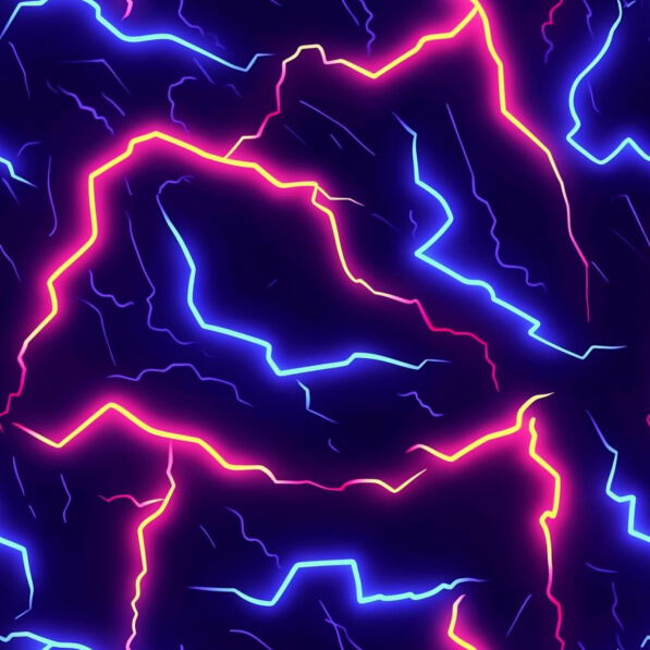 Download Vibrant Neon Abstract Design with Lightning Patterns Patterns ...