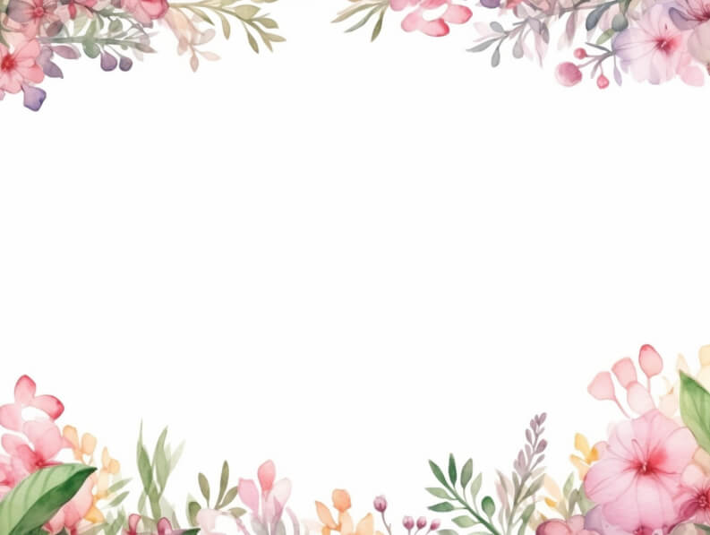 Download Floral Border Design with Pastel Colors Backgrounds Online ...