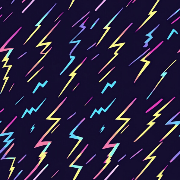 Descarga Patrón de rayo colorido sobre fondo oscuro Patrones En Línea ...