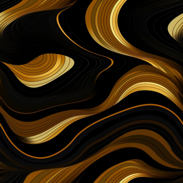 Download Flowing Gold and Black Abstract Design Patterns Online ...