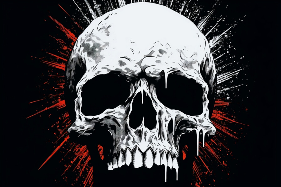 Download Graphic Skull Illustration Backgrounds Online - Creative Fabrica