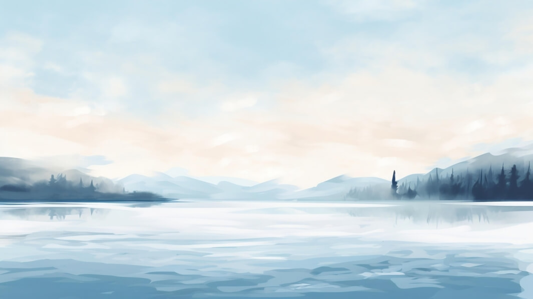 Download Serene Lake Landscape with Soft Sky Colors Backgrounds Online ...