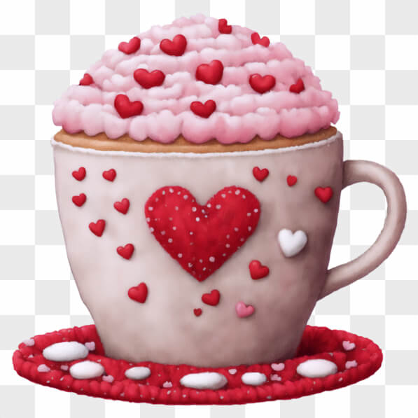 Download Whimsical Cupcake in a Mug Cartoons Online - Creative Fabrica