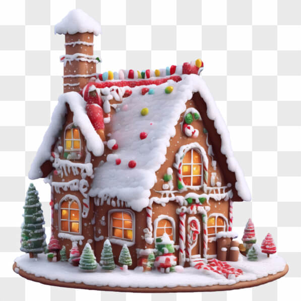 Download Festive Gingerbread House Cartoons Online - Creative Fabrica