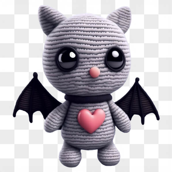 Download Cute Plush Toy Cat with Bat Wings Cartoons Online - Creative ...
