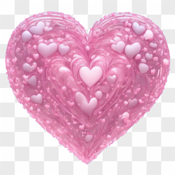 Download Intricate Pink Heart Design Cartoons Online - Creative Fabrica