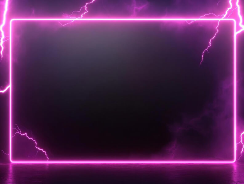 Download Abstract Neon Lightning Frame Backgrounds Online - Creative ...