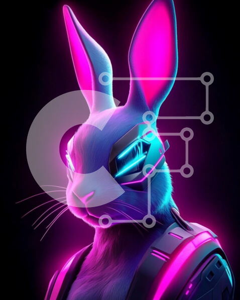 Download Futuristic Cyber Rabbit Stockphotos Online - Creative Fabrica