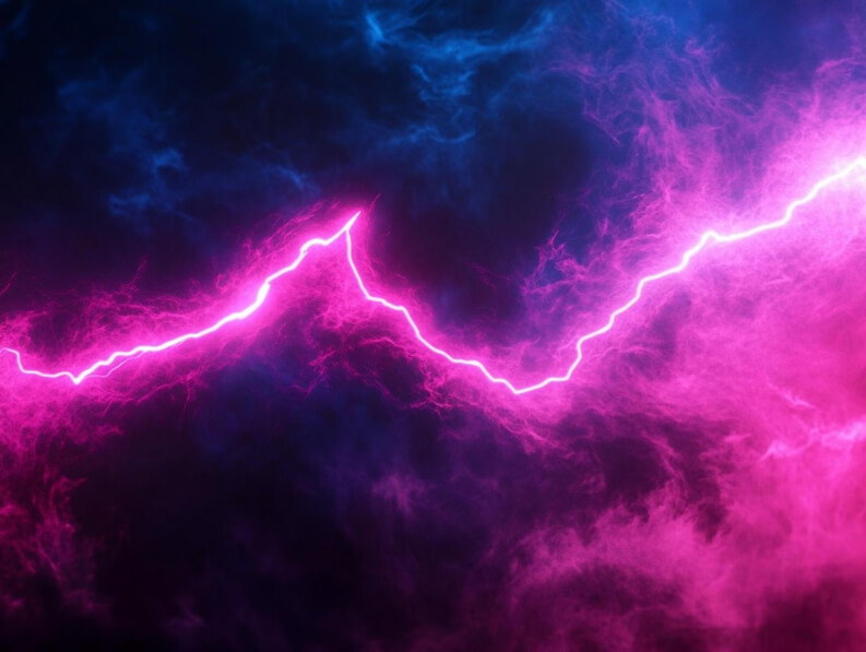 Download Abstract Lightning in Pink and Blue Backgrounds Online ...