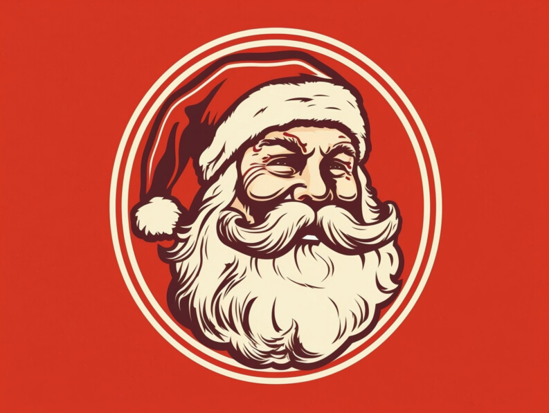 Download Stylized Santa Claus Illustration Backgrounds Online ...
