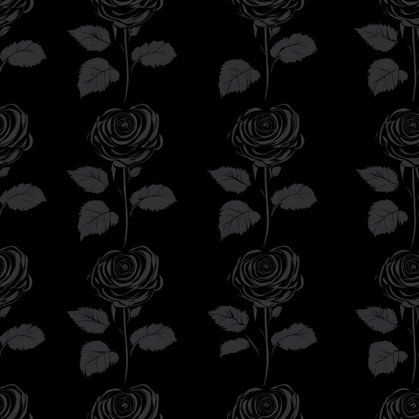 Download Black Rose Pattern on Black Background Patterns Online ...