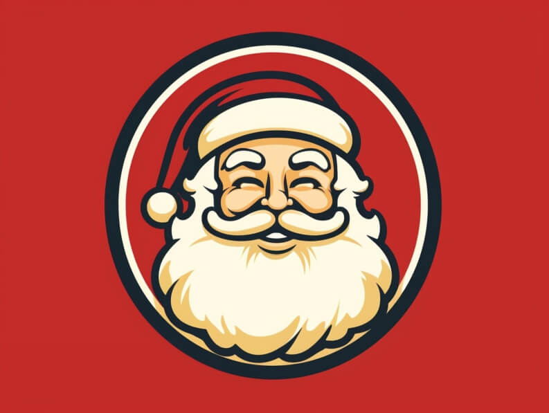 Download Stylized Santa Claus Illustration Backgrounds Online ...