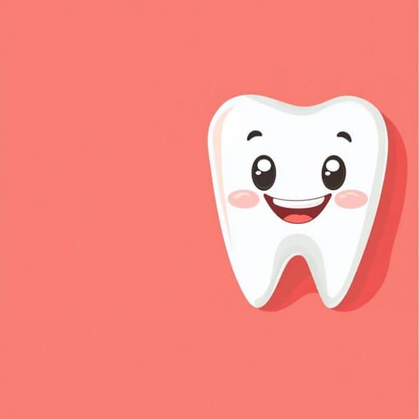 Baixe Feliz Dente de Cartoon com Rosto Sorridente Backgrounds ...