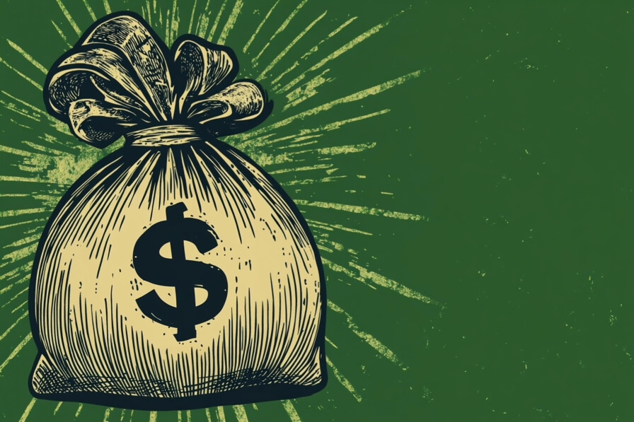 Download Illustration of a Money Bag with Dollar Sign Backgrounds ...