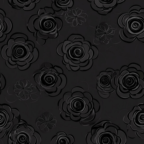 Download Black Roses Pattern on Dark Background Patterns Online ...