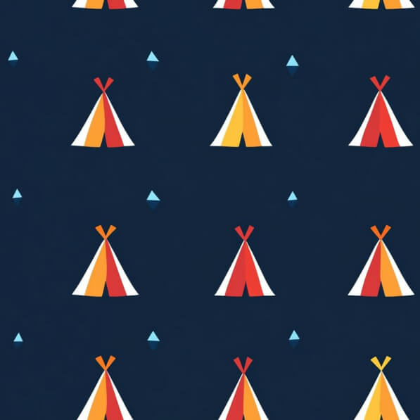 Descarga Patrón de tiendas coloridas sobre fondo oscuro Patrones En ...