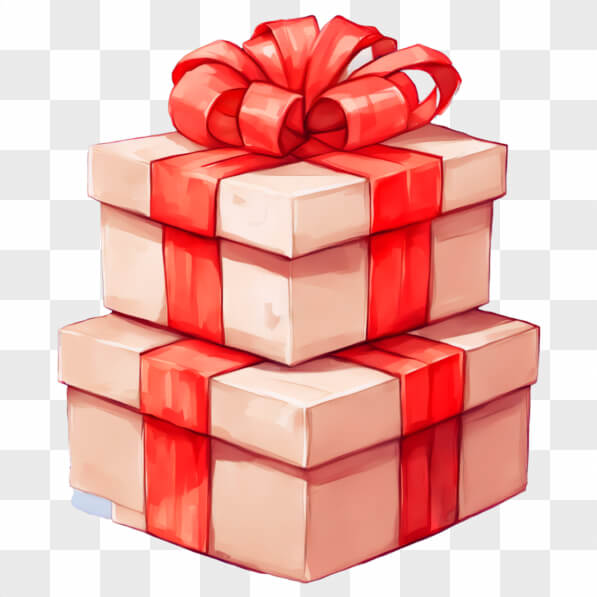Download Kawaii Gift Boxes with Red Ribbons Kawaii Online - Creative ...