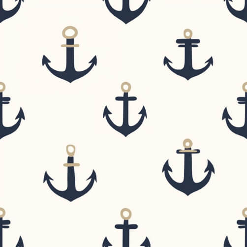 Download Seamless Nautical Blue Anchor Pattern Patterns Online ...