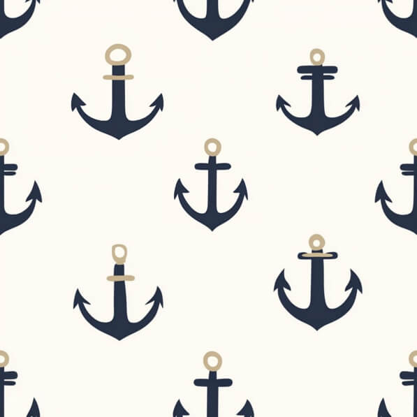 Download Nautical Anchor Pattern Patterns Online - Creative Fabrica