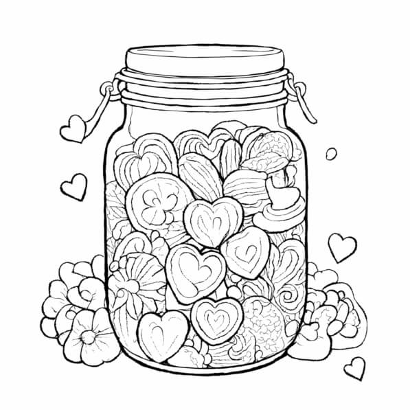Free Jar Coloring pages - Download Printable Jar Coloring sheets ...