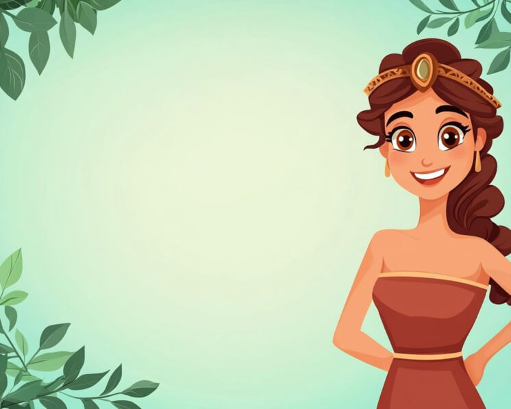 Download Cheerful Animated Character with Nature Background Backgrounds ...