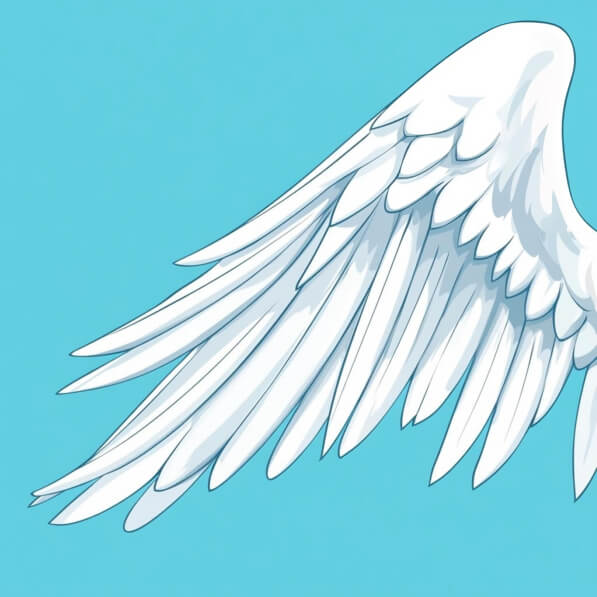 Download Illustration of an Angel Wing Backgrounds Online - Creative ...