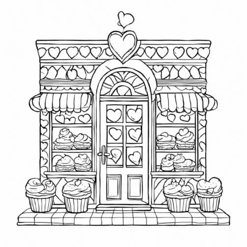 Free Bakery Coloring pages - Download Printable Bakery Coloring sheets ...