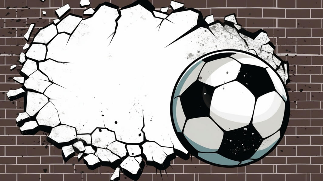 Download Soccer Ball Breaking Through a Brick Wall Backgrounds Online ...