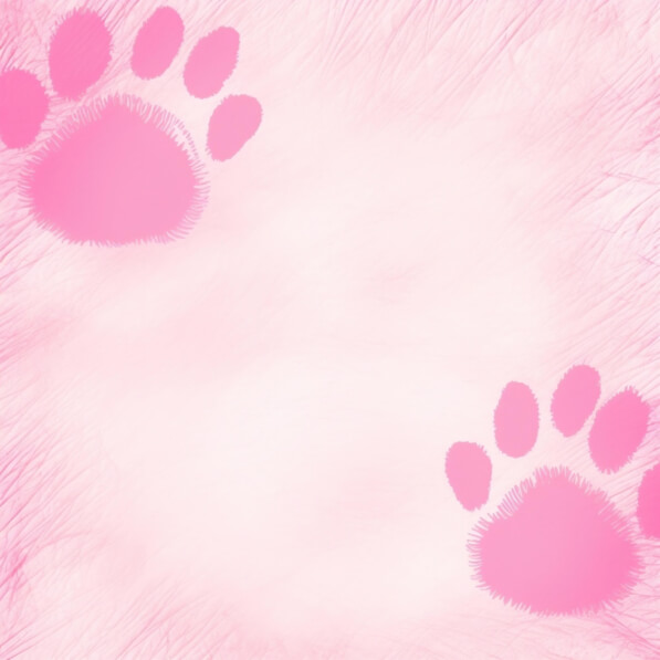 Download Whimsical Pink Paw Print Background Backgrounds Online ...