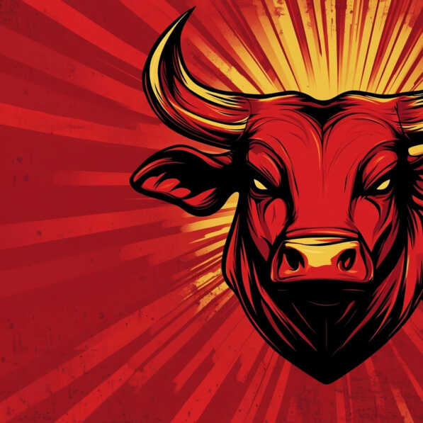 Download Stylized Bull Head Illustration Backgrounds Online - Creative ...
