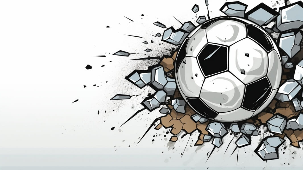 Download Soccer Ball Breaking Through Rocks Backgrounds Online ...