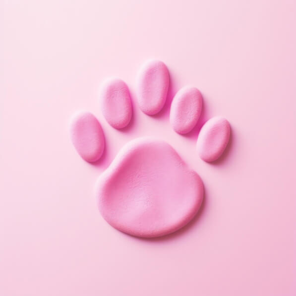 Download Stylized Pink Paw Print on Pink Background Backgrounds Online ...