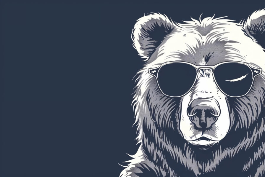 Download Cool Bear Wearing Sunglasses Backgrounds Online - Creative Fabrica
