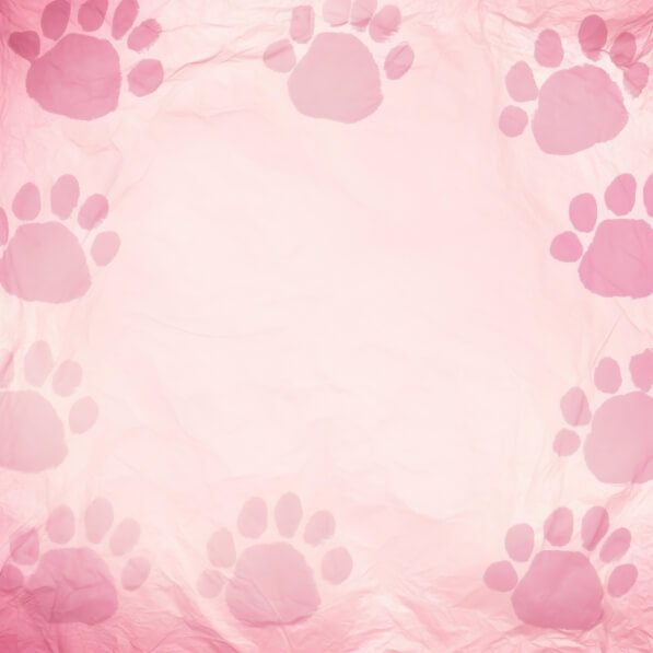 Baixe Fundo Rosa Suave com Impressões de Patas Backgrounds - Creative ...