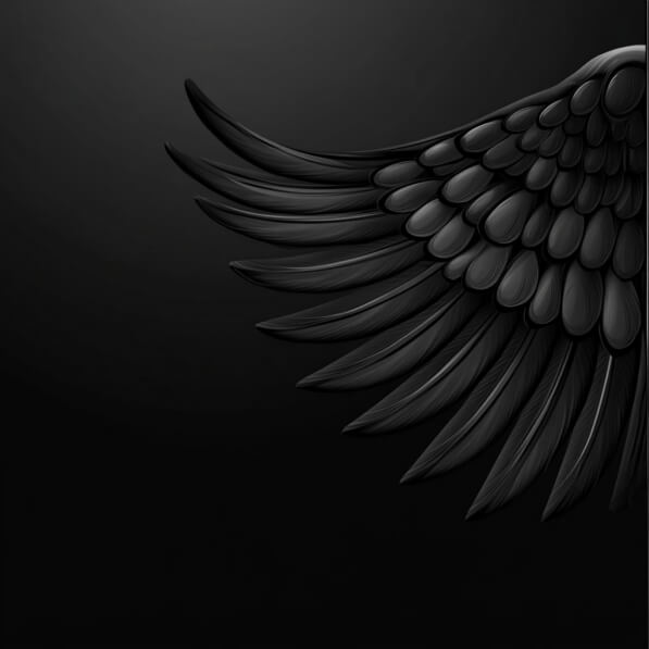 Download Stylized Black Wing Abstract Art Backgrounds Online - Creative ...