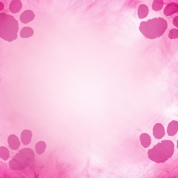 Download Pink Background with Paw Prints Backgrounds Online - Creative ...